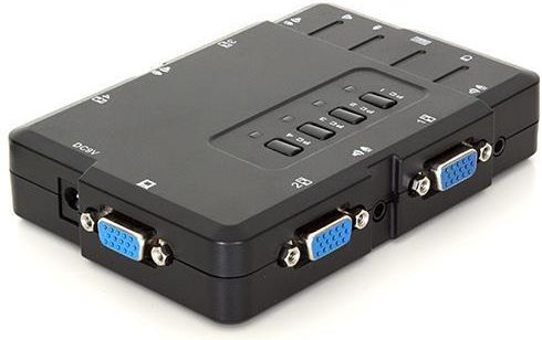 Przełącznik KVM Digitalbox Start.Lan.KVM desktop dla 4 komputerów 4xUSB ...
