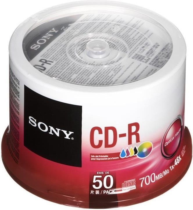 Nośnik danych Sony CD-R 700MB 50 Szt. (50CDQ80PP) - Opinie i ceny na ...