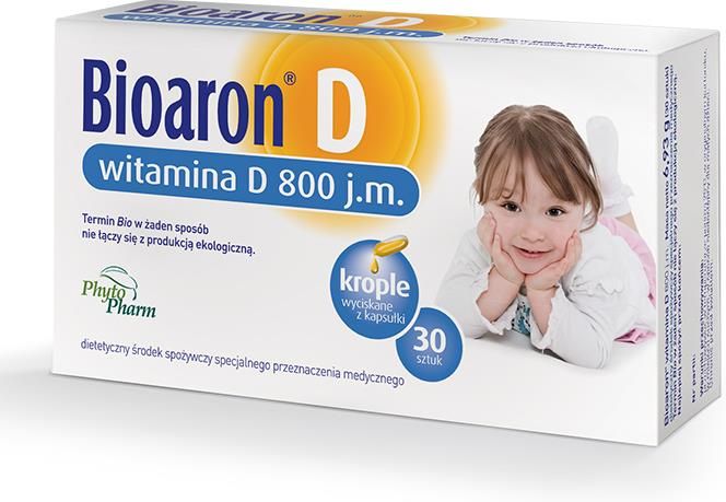 Bioaron Witamina D 800 j.m. 30 kaps. - Opinie i ceny na Ceneo.pl