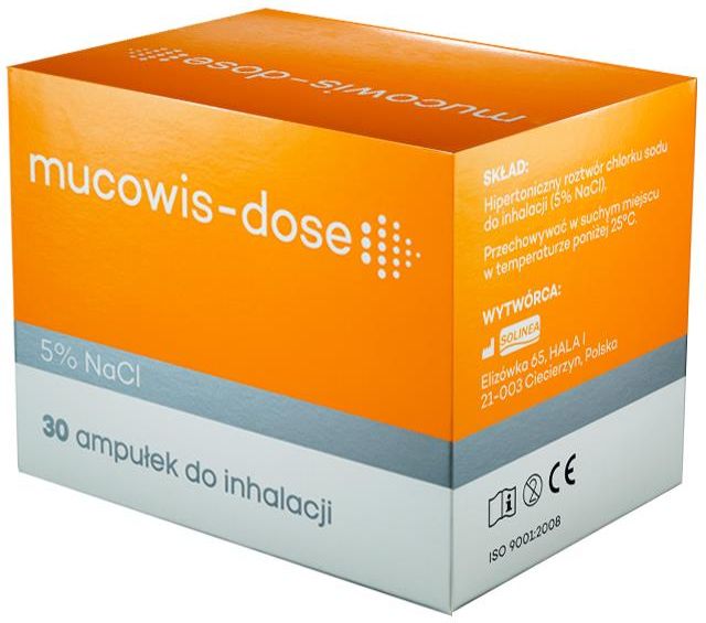 Mucowis-Dose roztwór do inhalacji 30 amp. - Opinie i ceny na Ceneo.pl
