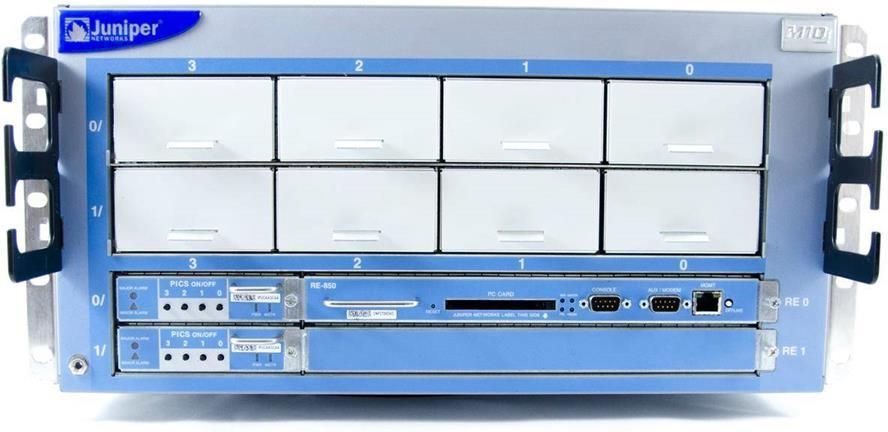 Juniper M10i Chassis with Installed Midplane Spare With Craft Interface ...