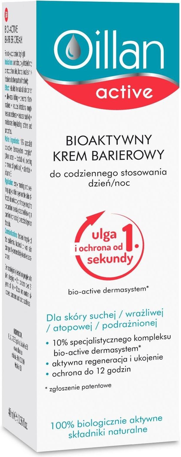 OILLAN ACTIVE Bioaktywny krem barierowy 40 ml - Opinie i ceny na Ceneo.pl