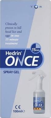 Hedrin Once Spray Gel 100 ml - Opinie i ceny na Ceneo.pl