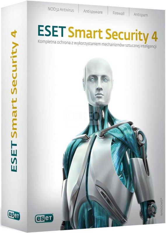 ESET Smart Security BOX upgrade z ESET NOD32 Antivirus 1Stan/12Mies ...