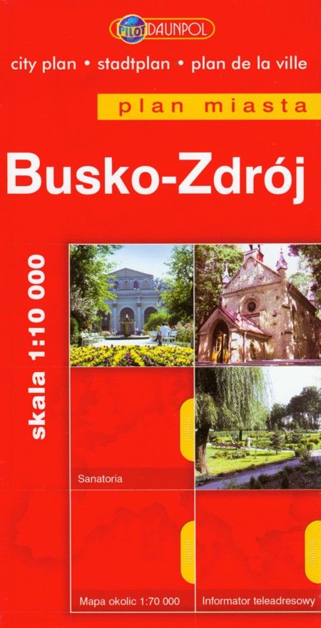 Busko-Zdrój Plan miasta 1: 10 000 - Ceny i opinie - Ceneo.pl