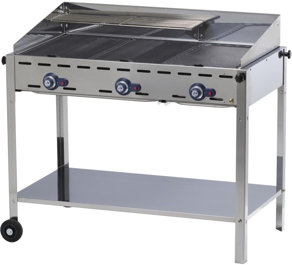 Hendi Grill 3-Palnikowy Gazowy Green Fire, 1078X612X825, 17,4 Kw ...