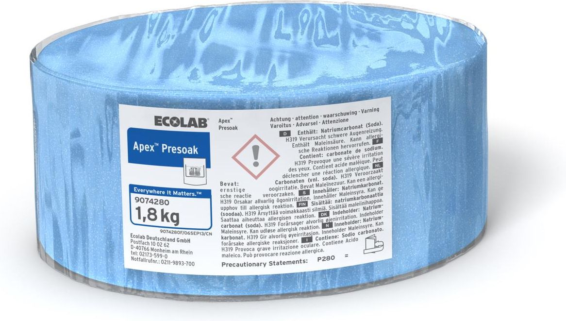 Ecolab Środek Do Namaczania Sztućców 1,8 Kg Apex Presoak (9080180 ...