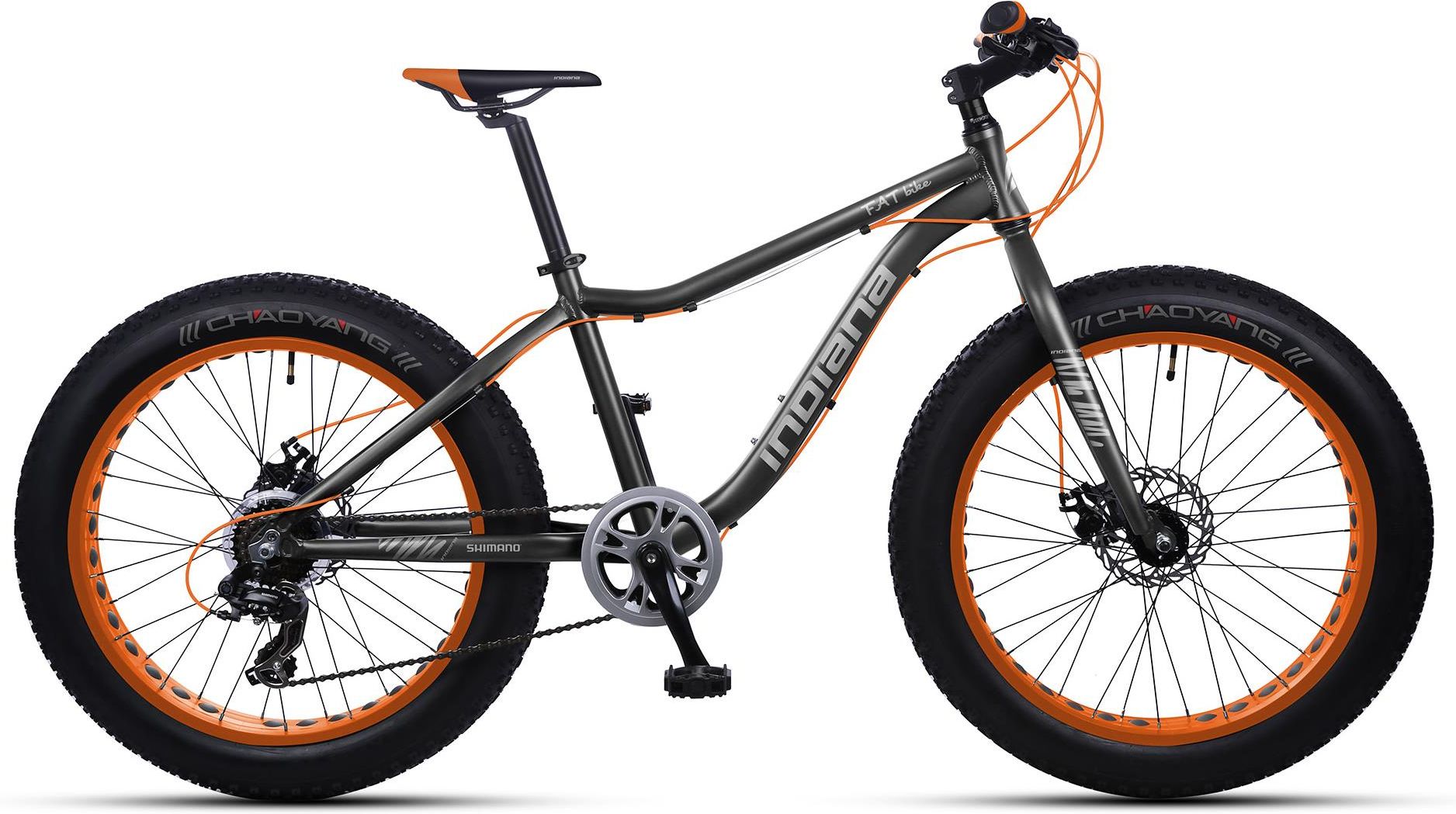 Indiana Fat Bike 24 \Szary Pomarańczowy 2016 - Rowery Inne Męskie ...