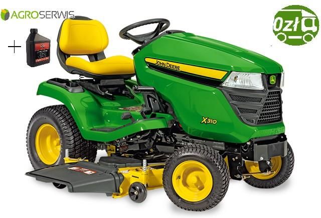 John Deere X310 z agregatem 97cm + olej (5201m) - Ceny i opinie - Ceneo.pl