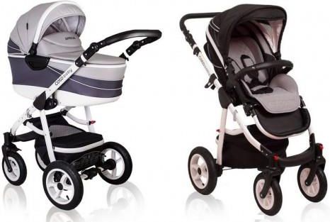 Wózek Coto Baby Aprilia 27 Pattern light grey Głęboko spacerowy - Ceny ...