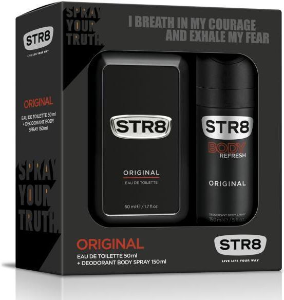 Str8 Original Woda Toaletowa 50ml + Dezodorant 150ml - Opinie i ceny na ...