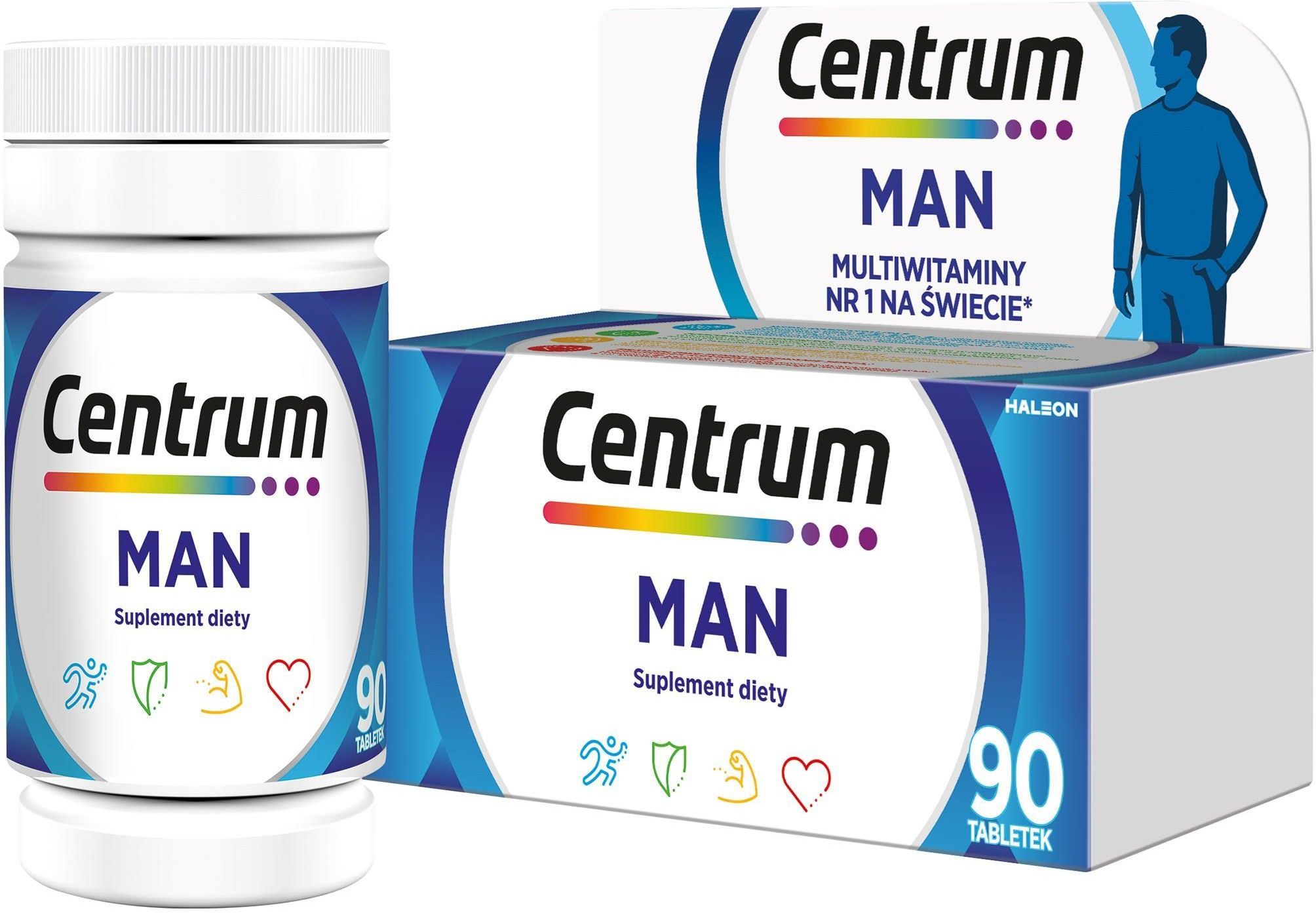 Centrum MAN 90 tabletek - Opinie i ceny na Ceneo.pl