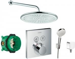 Zestaw prysznicowy Hansgrohe Select (6651105 +6651405 +27593000 ...