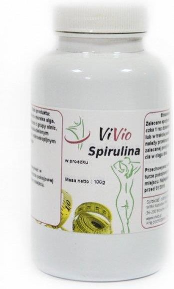 Vivio Spirulina w proszku (proszek) 100g - Opinie i ceny na Ceneo.pl