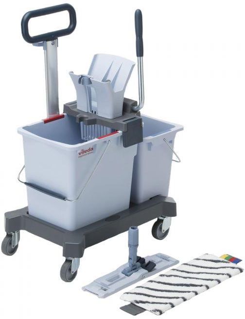 Vileda Proffesional Mop Ultraspeed Pro Double Bucket Ready To Go Ml 25L ...