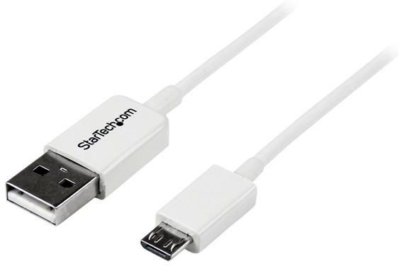 StarTech Kabel USB MicroUSB 2m Biały (USBPAUB2MW) - Opinie i ceny na ...