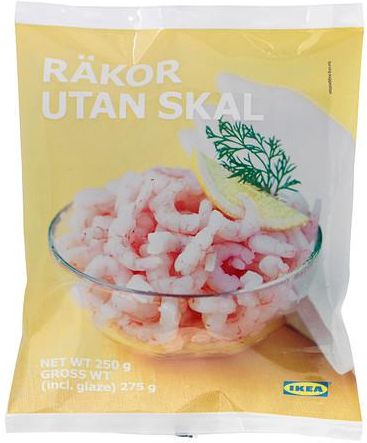 IKEA RÄKOR UTAN SKAL Krewetki bez skorupki mrożone 002.016.64 - Ceny i ...