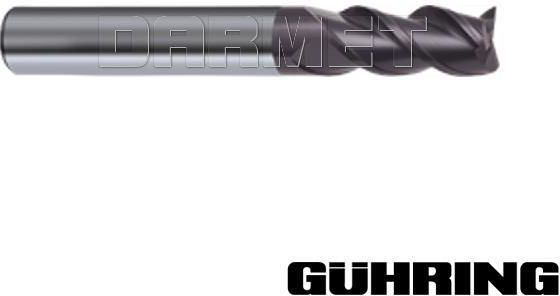 Frez do kupienia w Guhring Frez SuperLine 3-ostrzowy trzpieniowy z chwytem walcowym GH 100U VHM ...