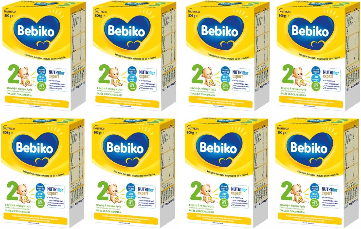 Bebiko 2 mleko dla niemowląt po 6 miesiącu 8x800g - Ceny i opinie ...