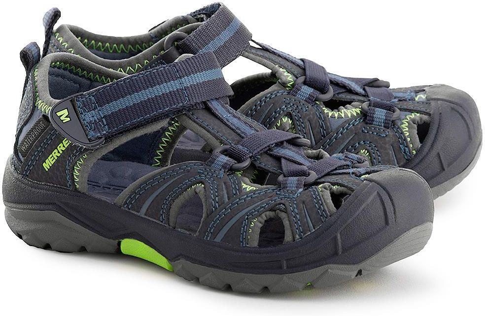 MERRELL Hydro Hiker - Granatowe Ekoskórzane Sandały Dziecięce - MC53375 ...