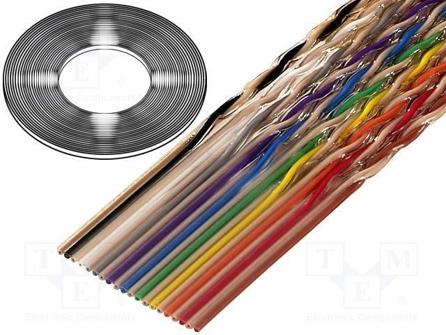 3M wstążkowy 1,27mm linka Cu 20x28AWG PVC 49V 30,5m [170020100SF ...