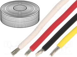 Belden UL1015,UL1230 linka Cu 2,94mm2 10AWG czerwony PVC 600V ...
