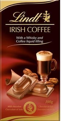 Lindt Irish Coffee Mleczna czekolada nadziewana irlandzką kawą 100g ...