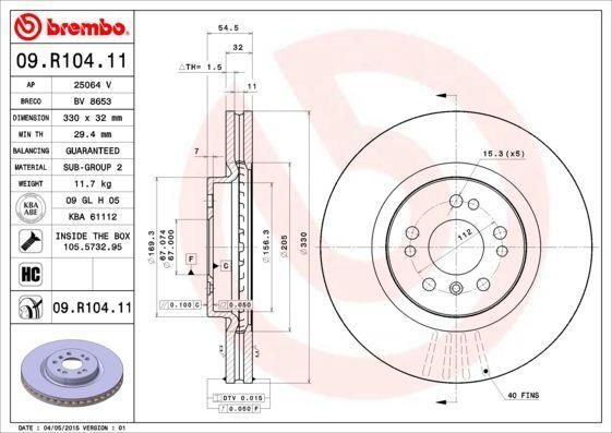 Brembo Bremsen Set Brembo Bremstrommel 14.A683.10 - Hinterachse Für ...