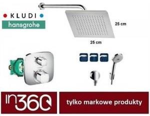 Zestaw prysznicowy Hansgrohe Ecostat E (665140500+665310500+27593000 ...