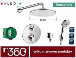Zestaw prysznicowy Hansgrohe Ecostat S (6651405-00+27593000+27453000 ...