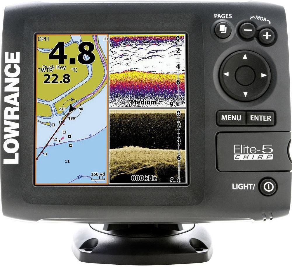 Lowrance Sonar do wykrywania ryb Elite 5 CHIRP 000 11654 006 - Ceny i ...