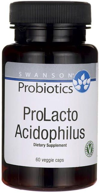 Swanson ProLacto Acidophilus 4 mld Probiotyk Vege 60 kaps. - Opinie i ...
