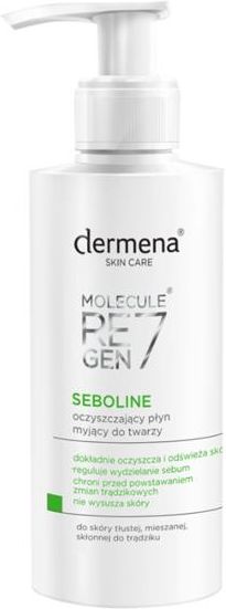 Dermena Seboline Płyn myjący oczyszczający do twarzy skóra trądzikowa ...