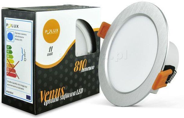 Polux Venus Led 11W 810Lm Srebrny Szczotkowany / Ciepła 303646 - Opinie ...