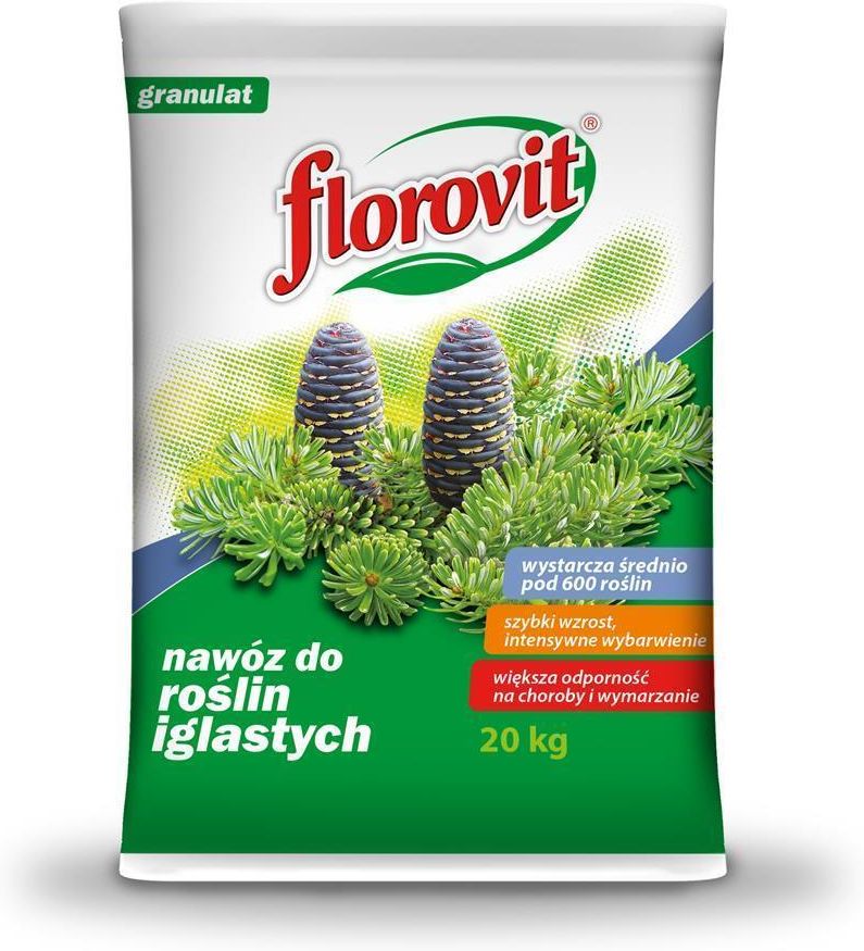 Nawóz Florovit Nawóz Granulowany Do Roślin Iglastych Worek 20 Kg - Ceny i opinie - Ceneo.pl