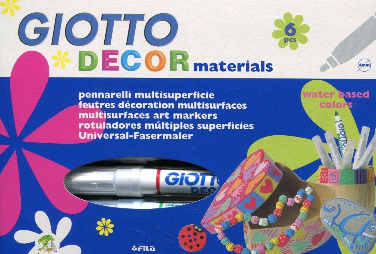 Giotto Decor materials Flamastry 6 sztuk - Ceny i opinie - Ceneo.pl