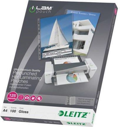 Esselte Leitz 100 A4 Lam Pouch Punched 125Micron (33878) - Ceny i ...