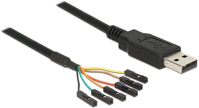 Delock Kabel TTL 6Pin - USB 1.80m (5 V) (83786) - Opinie i ceny na Ceneo.pl