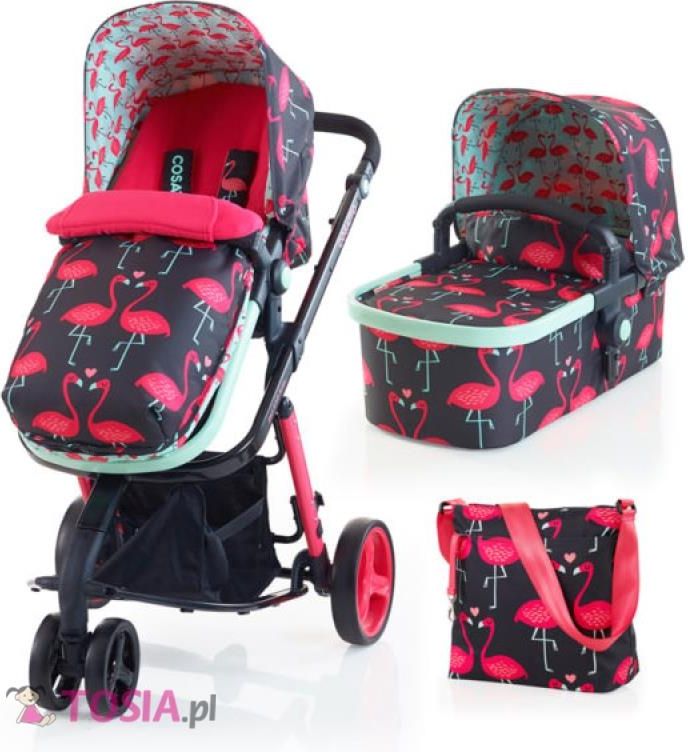 Wózek Cosatto Giggle 2 Travel System Flamingo Fling Głęboko spacerowy ...