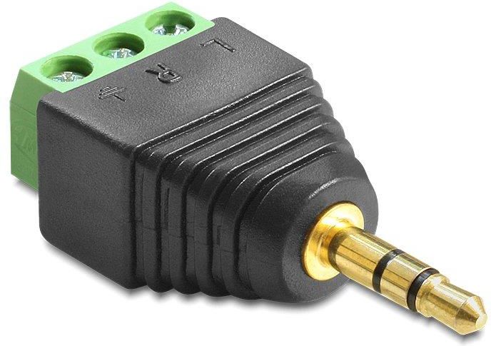 Delock Adapter AV Stereo 3.5mm - Terminal Block 3-pin (65419) - Opinie ...