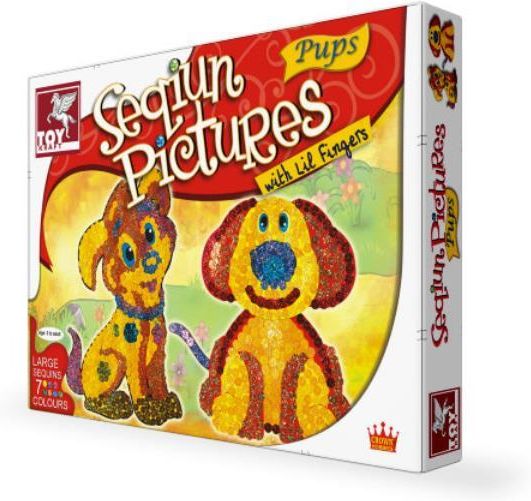 Art and play Toy Kraft Pieski zdobienie cekinami (14 39 593) - Ceny i ...