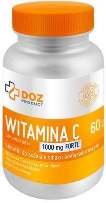 DOZ Witamina C 1000mg Forte tabletki do ssania 60 szt. - Opinie i ceny ...