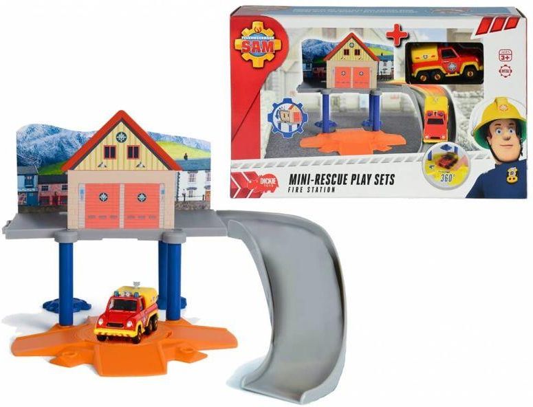 Dickie Toys Dickie Strażak Sam Mini remiza strażacka z autkiem Venus ...