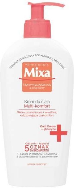 Mixa Body krem do ciała Multi-Komfort z cold cream 400ml - Opinie i ...