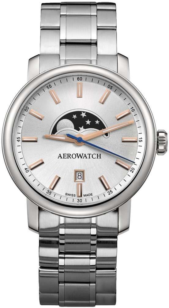 Aerowatch Renaissance Moon Phase Quartz 08937.AA01.M - Zegarki Męskie ...