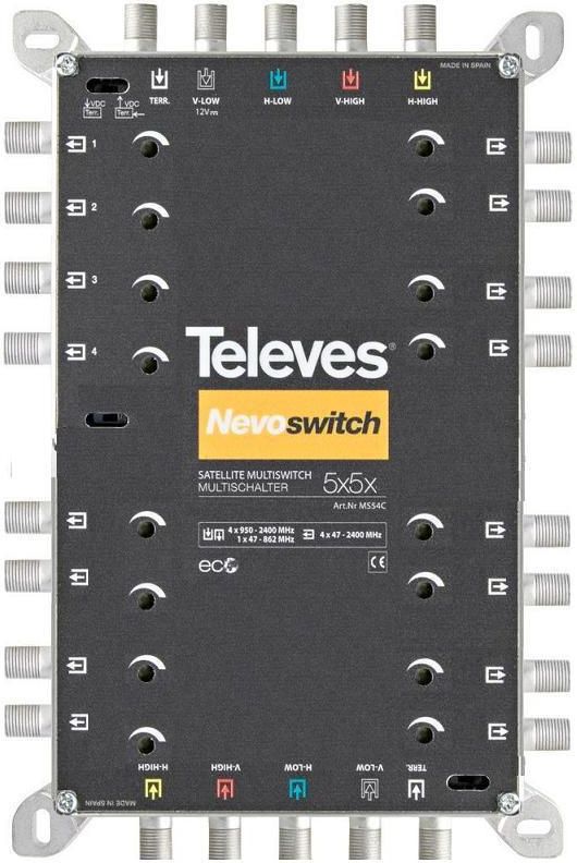 Televes Nevoswitch 5x5x16 (714505) - Opinie i ceny na Ceneo.pl