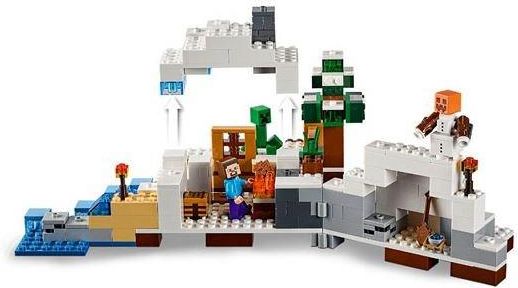 LEGO Minecraft 21120 Śnieżna kryjówka - Ceny i opinie - Ceneo.pl