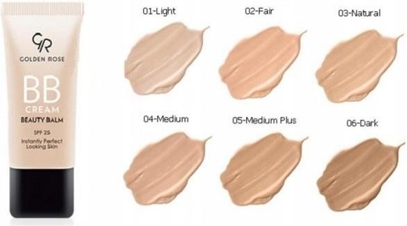 Golden Rose Bb Cream Beauty Balm 01 Light 30ml - Opinie i ceny na Ceneo.pl
