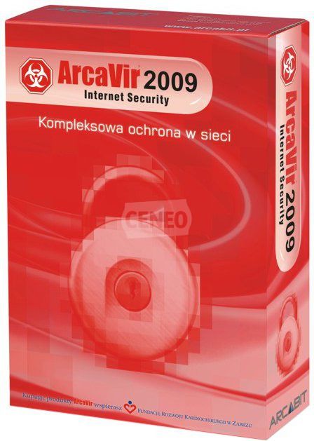 ArcaBit ArcaVir 2009 Internet Security BOX 5Stan/12Mies (WWIS9K112B5 ...