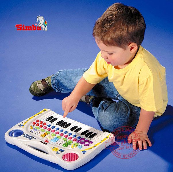 Simba Keyboard Interaktywne Pianinko Organki Zwierzęta 6833600 - Ceny i ...